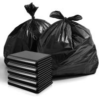 China Custom Black Roll Trash Bags Heavy Duty Perforated Plastic Garbage Bags For Commercial Household Use for sale