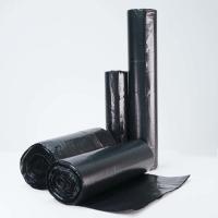 China Custom Black Roll Trash Bags Heavy Duty Perforated Plastic Garbage Bags For Commercial Household Use for sale