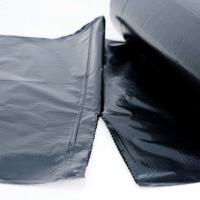 China Custom Black Roll Trash Bags Heavy Duty Perforated Plastic Garbage Bags For Commercial Household Use for sale