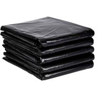 China Custom Black Roll Trash Bags Heavy Duty Perforated Plastic Garbage Bags For Commercial Household Use for sale