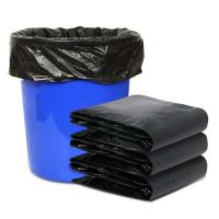 China Custom Black Roll Trash Bags Heavy Duty Perforated Plastic Garbage Bags For Commercial Household Use for sale
