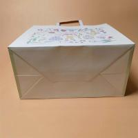 China Solid Thick Kraft Paper Tote Bags Multi Color Option Heavy Duty Packaging For Bakery Takeaway Restaurant Gift for sale