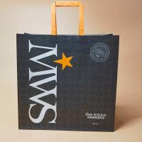 China Custom Recyclable Flat Handle Kraft Paper Bags – Eco-Friendly Shopping Bags For Retail Souvenir Promotional Packaging for sale