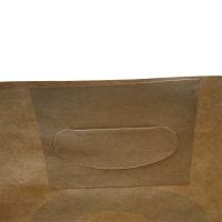 China Die Cut Reinforced Kraft Paper Bags Custom Logo Print Eco Thick Packaging For Retail Brand Promotion for sale