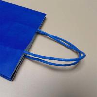 China Recyclable Kraft Paper Single Bottle Wine Carrier Bags Eco Friendly High Strength Wine Gift Bags For Wine Store Supermarket Custom Sizes for sale