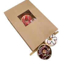 China Kraft Paper Window Tin Tie Coffee Bags Stand Up Bakery Packaging Pouches For Coffee Beans Nuts Bread for sale
