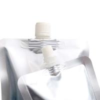China Custom Printed Matte Aluminum Spout Pouches Leak Proof For Juice Wine Liquid Food Storage for sale