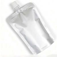 China Custom Printed Matte Aluminum Spout Pouches Leak Proof For Juice Wine Liquid Food Storage for sale
