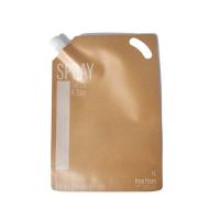 China Custom Printed Aluminum Foil Spout Pouches With Handle Leak Proof Liquid Packaging Bags For Juice Wine Food Storage for sale