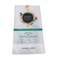 China Custom Printed High Barrier Organic Powder Stand Up Zipper Pouches Packaging Bags for sale
