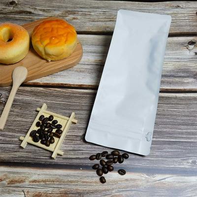 China Recyclable Side Gusset Aluminium Bags Custom Logo Food Packaging For Coffee for sale
