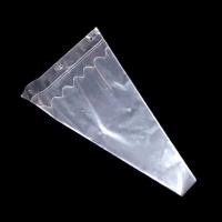 China High Clarity PE Cone Floral Bags Disposable Clear Flower Wrapping Sleeves For Bouquet Shop for sale