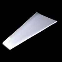 China Recyclable Clear PE Cone Flower Sleeves Eco Friendly Plastic Bags For Valentine Rose Packaging for sale