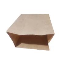 China Blank SOS Paper Sacks Brown & White Kraft Stackable For Grocery Supermarket Retail Packing for sale