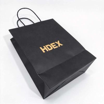 China Brand Logo Twisted Paper Handle Bag for Boutique Gift Packaging for sale