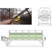 China Orange Roller Sieve Clay Brick Making Machine 18kW 60m³/hr Capacity with 3mm Sieve Net for sale