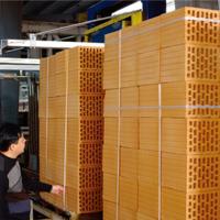China 40Kw Automatic Clay Brick Packing Machine with Robot System - 8000-12000 Bricks/Hour Capacity for sale