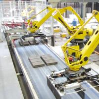 China 700kg Robot Brick Stacking Machine - 18kW Automatic Stacker with 30,000 Bricks/Hour Capacity for sale