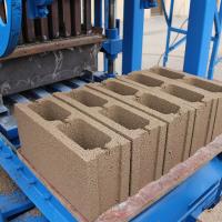 China Halstec 40-1 8.8KW Manual Block Forming Machine for 400×200×200mm Cement Blocks for sale