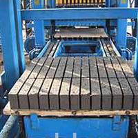 China Halstec 40-1 8.8KW Manual Block Forming Machine for 400×200×200mm Cement Blocks for sale
