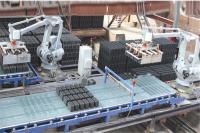 China Automated Clay Brick Manufacturing Plant with Robot Stacking System - 300,000 Bricks/Day, 12.98m Kiln Section for sale