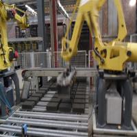 China Halstec Automatic Robot Stacking System for Brick Plants - 10,000-30,000 Bricks/hr Capacity with 500kg-800kg Robot Load for sale