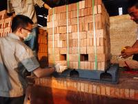 China 0.5-0.75Mpa Automatic Brick Packing Machine with 10,000-30,000 Bricks/Hour Capacity and CE ISO Certification for sale
