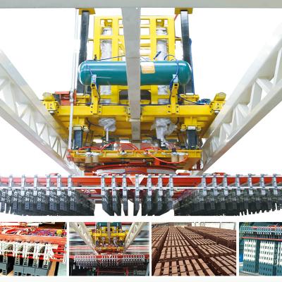 China 20Kw Auto Setting Machine for Clay Brick Production - 20,000-26,000 Bricks/Hour Stacking Capacity for sale