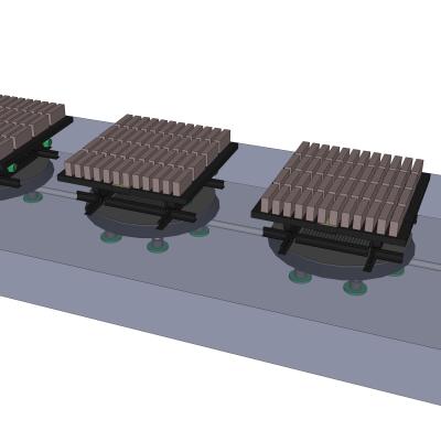 China Hoffman Kiln Brick Drying System 50,000-200,000 Bricks Daily Capacity with 46-52 Gates for sale