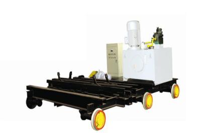 China 22kW Fully Automatic Kiln Cart Pusher for Brick Manufacturing - ISO9001 Certified with 800mm Belt Conveyor for sale