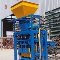 China Halstec 40-1 8.8KW Manual Block Forming Machine for 400×200×200mm Cement Blocks for sale