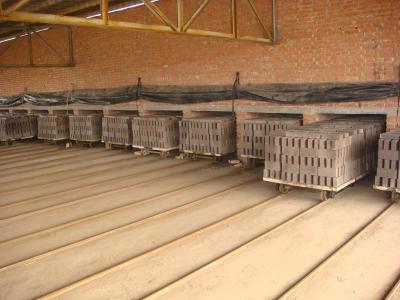 China 46/52 Gates Hoffman Kiln Cart for Brick Factory - 50,000-200,000 Bricks Daily Capacity with Drying Chamber for sale