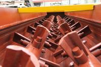 China 110kw SJ3600×520 Double Shaft Clay Brick Mixer 45-60m3/hr Capacity for sale