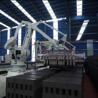 China Halstec Robot Brick Stacking Machine - 30,000 Bricks/Hour Capacity with Programmable Grippers for sale