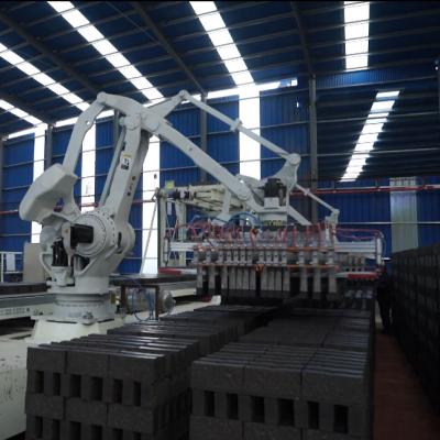 China Halstec Robot Brick Stacking Machine - 30,000 Bricks/Hour Capacity with Programmable Grippers for sale
