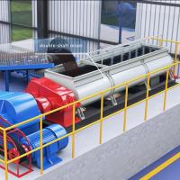 China Halstec SJ3600×420 Double Shaft Mixer 75kw for Fired Clay Brick Raw Materials Mixing 30-45m3/hr for sale