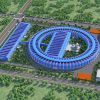 China Halstec Rotary Kiln 7.2m Automatic Brick Plant - 100000 Bricks/Day Capacity, 150m Length for sale