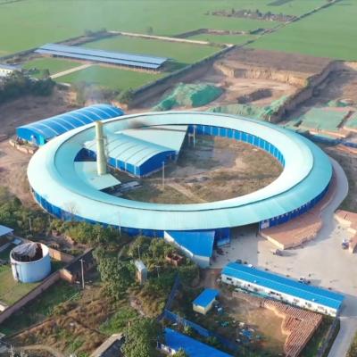 China Automatic Brick Plant 170m Rotary Kiln 300000 Bricks Daily Capacity ISO9001 for sale