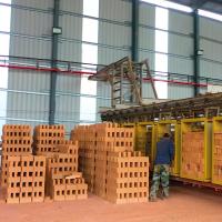 China Automatic Red Clay Brick Production Plant 150m Length 150000 Bricks Per Day for sale