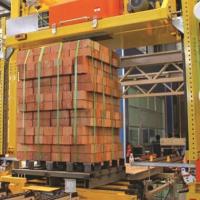China Fully Automatic Brick Packaging Machine 8000-12000 Pieces/Hour for Fired Clay Brick Making for sale