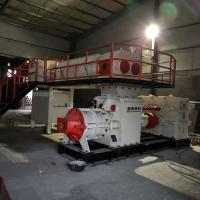 China Double Stage Vacuum Extruder Brick Plant Machine 20000-30000 Bricks/hr CE ISO for sale