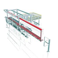 China Automatic Clay Brick Cutting Machine 60000 Bricks/hr 20.2kw for Fired Brick Plant for sale