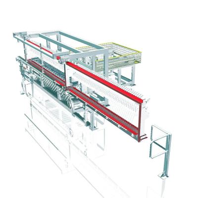 China Automatic Clay Brick Cutting Machine 60000 Bricks/hr 20.2kw for Fired Brick Plant for sale
