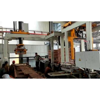 China DBJ Automatic Clay Brick Making Machine Packaging Machine 12000 Bricks/Hour For Red Brick Packing for sale