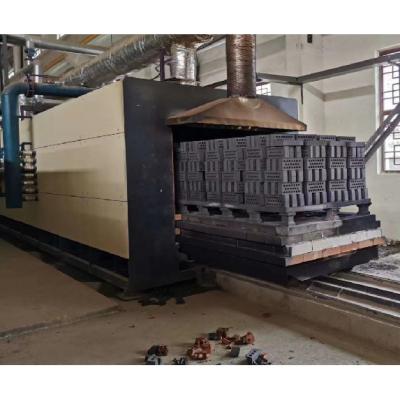 China Automatic Brick Making Machine Tunnel Kiln for Brick Gray Tiles Making with Burning System for sale
