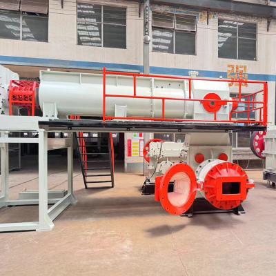 China JKY70 Fired Clay Brick Making Machine Double Stage Vacuum Extruder 35000-45000 Bricks/hr 160+400kW for sale
