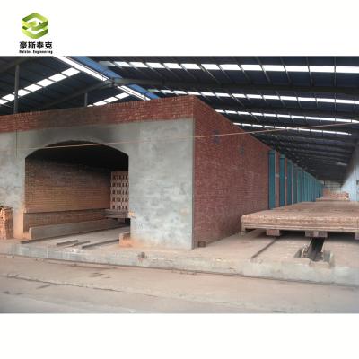China Tunnel Kiln Brick Burning Machine 100000-200000 Bricks/Day Capacity 250000kg Weight Energy Saving for sale