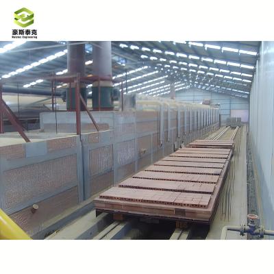 China Fully Automatic Clay Brick Plant with Tunnel Kiln 100000-200000 Bricks per Day ISO9001 for sale