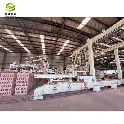 China Robot Stacking Machine for Brick Plants 22000-36000 Bricks/Hour with 16.5-55 kW Power Options for sale