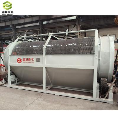 China Round Roller Sieve for Brick Plant Steel Structure 50-70 M³/Hr Capacity CE ISO for sale